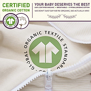 LALAME Organic Cotton Wearable Baby Blanket 1 TOG Sleep Sack |Swaddle Sleeping Bag - Machine Washable | Age 2 to 36 Months