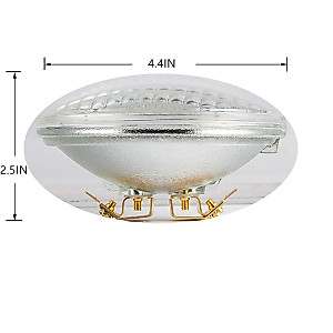 SHUWDKAR PAR36 LED 12W Landscape Bulb 80W Halogen Landscape Bulb Replacement,LED 12V AC/DC Light Bulbs 3000K Warm White,LED PAR36 12V Low Voltage Flood Light Water Resistant,Tractor Light,2 Pack