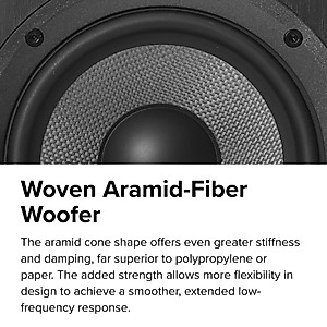 ELAC Debut 2.0 A4.2 Dolby Atmos Module Speakers, Black (Pair) - Concentric Driver with 0.5” Polymer Tweeter & 4” Aramid Fiber Woofer