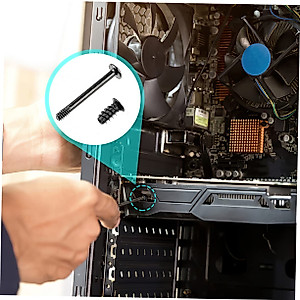 4 Sets Chassis Fan Screws Computer Case Screws Cooling Fan Screws Computer Fan Accessories Self Tapping Screw Fan Mount Screws Case Fan Screw Fan Mounting Screws Screw for Case Fan