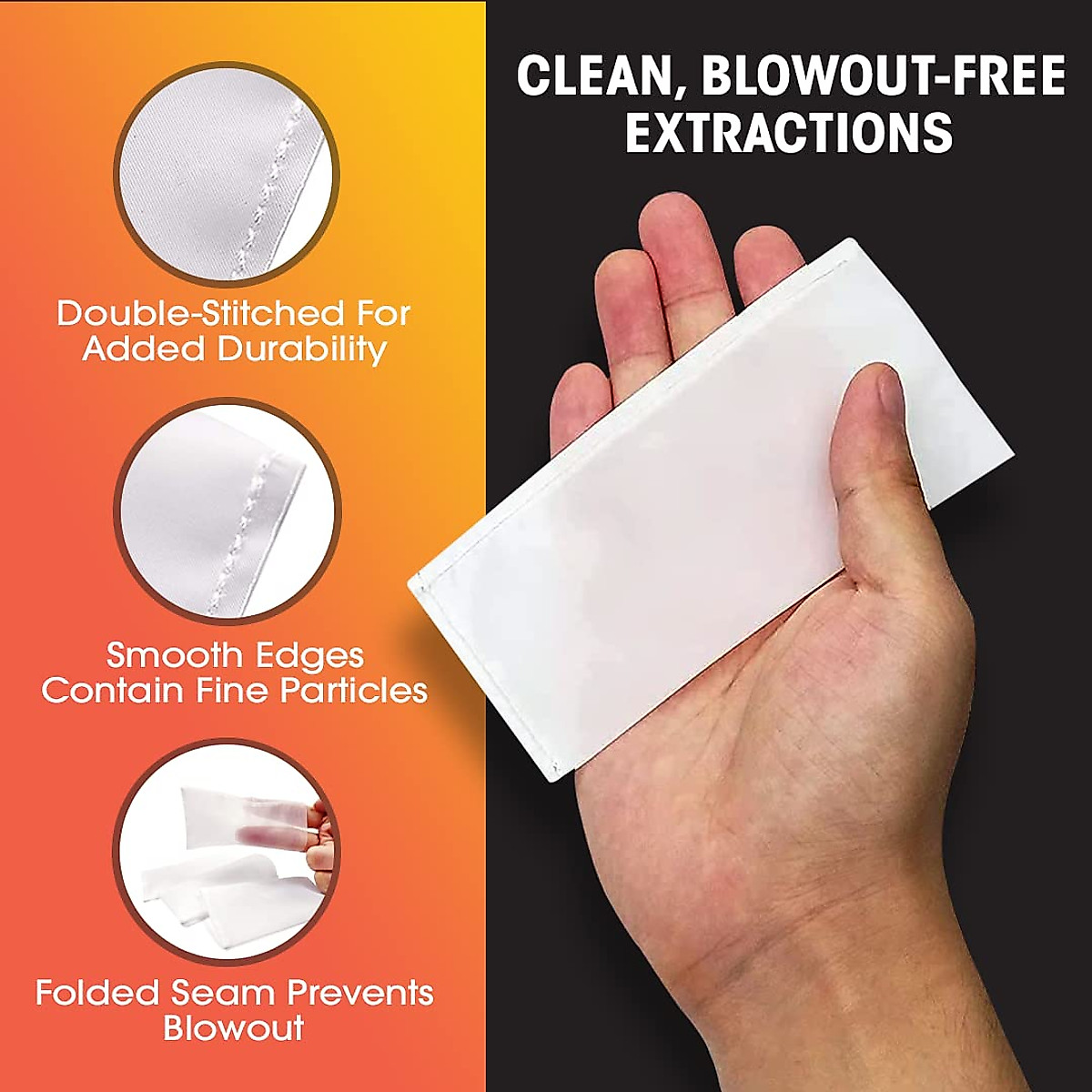 Agar Industries 120 Micron Rosin Press Filter Bags, 2 x 4.5 Inch (20 Pack) | 100% Nylon Press Bag | Pai With Pre Press or 2x4 Inch Press Machine | Double Stitched Screen, Zero Blowout