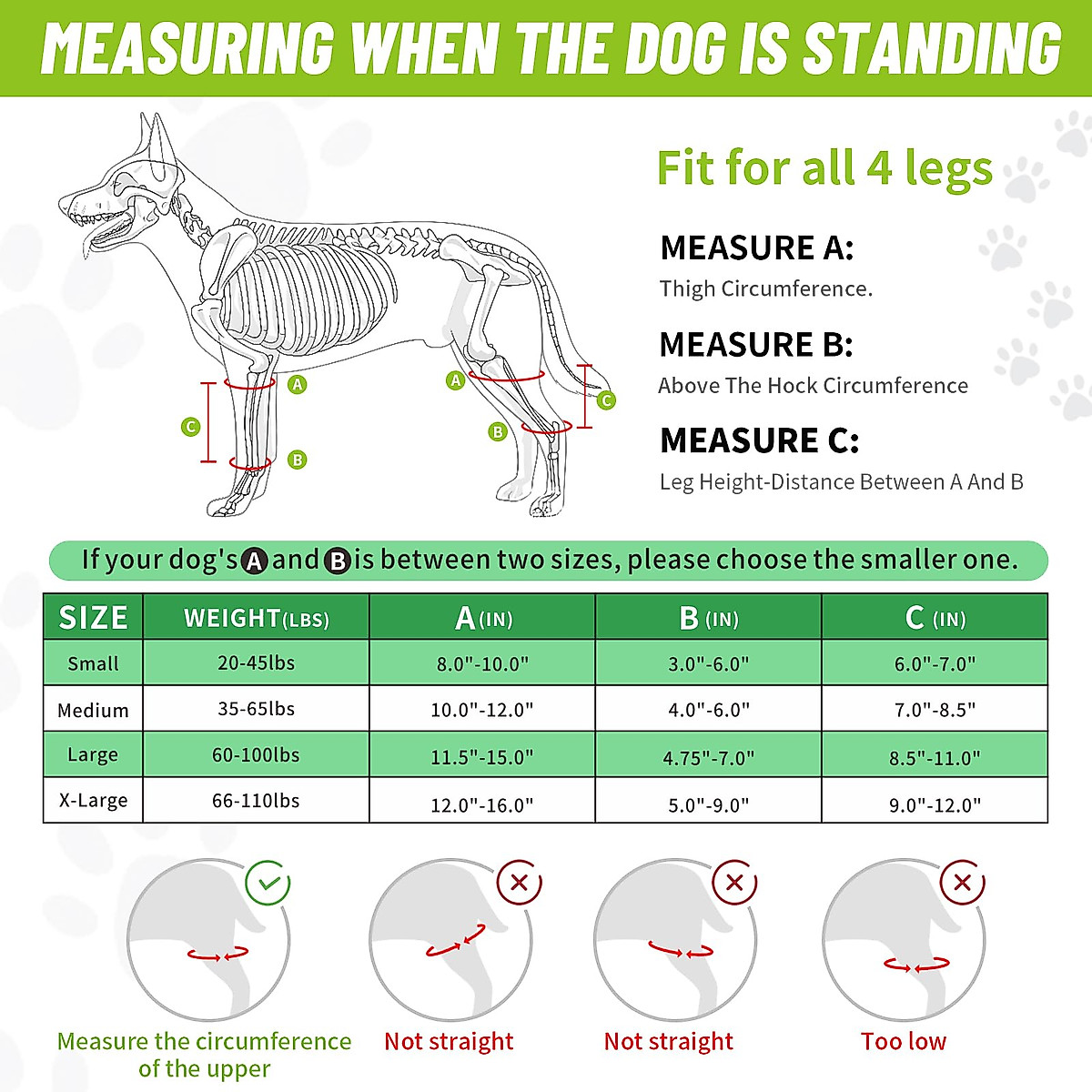 Tinahiking Dog Knee Brace for Torn Acl Hind Leg,Knee Brace for Dogs Acl with Side Stabilizers, Rear Leg Braces for Dogs Luxating Patella, Ligament Injury,Joint Pain,Dog Leg Brace Keeps Joint Stable