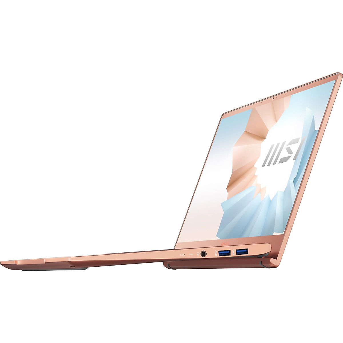 MSI Modern 14 Beige Mousse 14" Ultra Thin and Light Professional Laptop Intel Core i5-1155G7 Iris Xe 8GB 512GB NVMe SSD Win10 (B11MO-857)