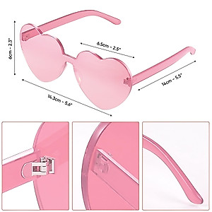 Funcredible Pink Cowboy Hat and Glasses - Preppy Cowgirl Hat with Star - Sparkly Cowboy Hat - Cowgirl Outfit Accessories for Women and Girls