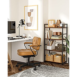 Pipishell 4 Tier Corner Shelf & 4 Tier Standing Bookshelf