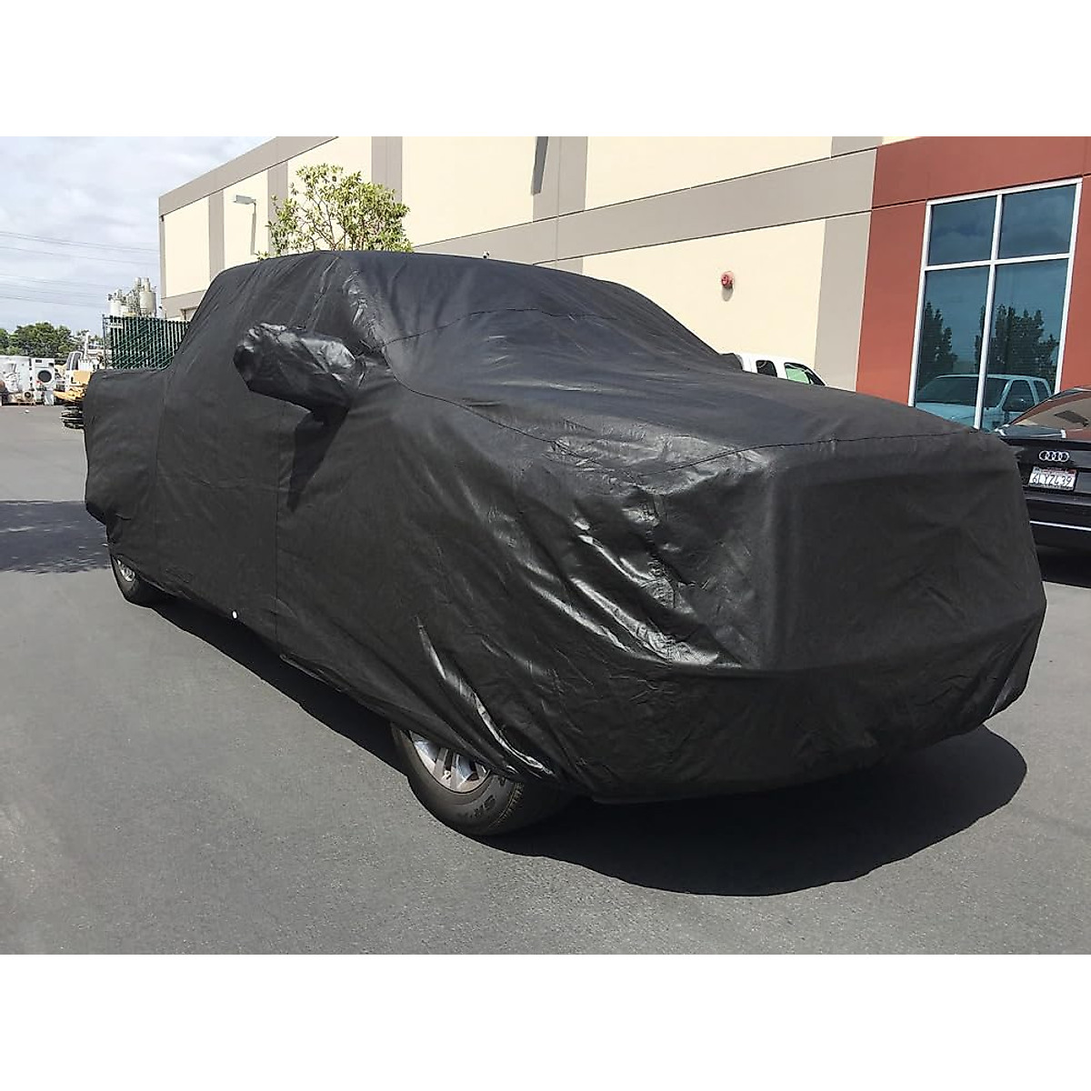 CarsCover Custom Fits for 2001-2024 Ford F150 Crew Cab 5.5ft Short Bed Box Truck Car Cover Premium Xtrashield Black