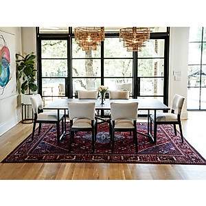 Posh Pollen Uptown Set of 2 Upholstered dining chairs, White