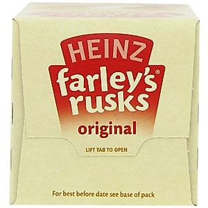 Heinz Farley Rusks, Biscuits For Baby's & Toddlers, 5.3-Ounce Boxes (Pack of 6)