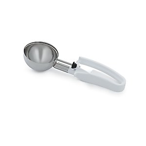 Vollrath 47390 Disher - Squeeze, Size 6, 4-3/4 oz. Capacity, White
