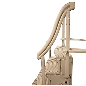 Confer Plastics Drop in Above Ground Pool Step with Warm Grey Treads