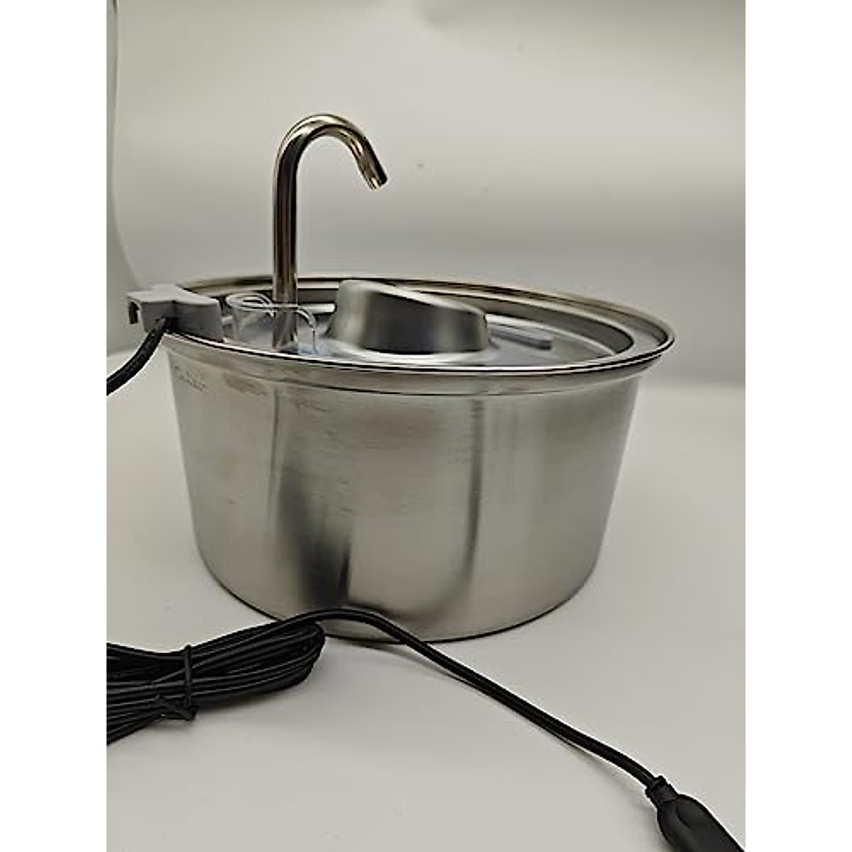 KOOGMOON Cat Water Fountain Stainless Steel, 108oz/3.2L Automatic Cat Fountain, Multi-Filtration, Easy to Clean, Ultra Silent Dog Water Dispenser for Cats, Dogs and Other Pets