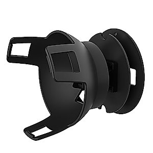 AdteMp Compatible with Echo Pop Holder,Wall-Mounted Echo Pop with Integrated Cable Management,Echo Pop Stand Mount, Speaker Accessories Rack (Black)