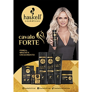 Haskell - Linha Cavalo Forte - Shampoo Forca e Brilho 300 Ml - (Strong Horse Collection - Strength and Shine Shampoo 10.14 Fl Oz)