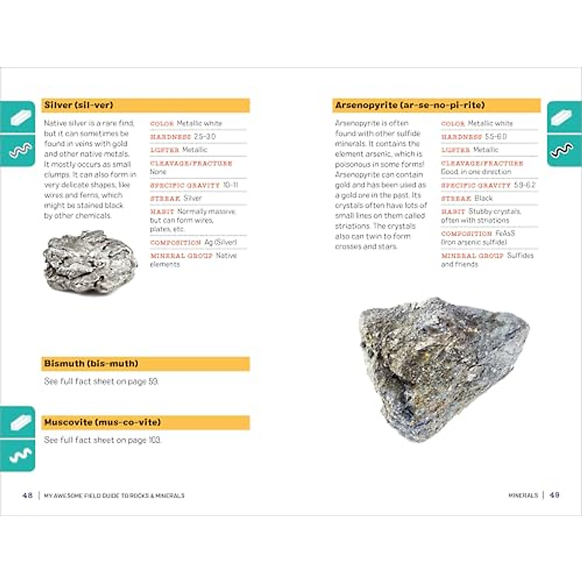 My Awesome Field Guide to Rocks and Minerals: Track and Identify Your Treasures (My Awesome Field Guide for Kids)