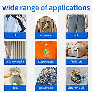 Cerca de Fabric Glue，Liquid Stitch Fabric Adhesive，Mighty mend it Fabric Glue, Strong, Waterproof Glue for Fabric Repair and Permanent Bonding, 2 oz.