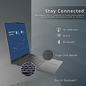 Lenovo Yoga 7i 16" WUXGA 2-in-1 Touchscreen Laptop, Intel Core i5-1335U, 8GB LPDDR5 RAM, 1TB SSD, Backlit Keyboard, Fingerprint Reader, Intel Iris Xe, FHD Webcam, Grey, Win 11, 32GB USB Card