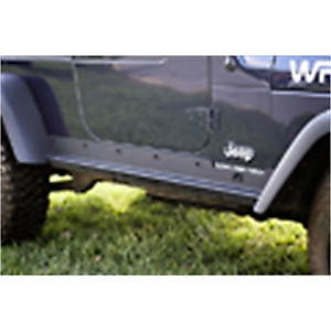 Rugged Ridge 11504.15 Rocker Panel Guard Kit, Heavy Duty; 97-06 Jeep Wrangler TJ