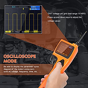 Power Circuit Probe Tester 9-30V Car Circuit Tester, Component Activation Electrical Tester, Relay Tester, Multimeter Circuit Breaker Finder, Injector Tester, with 20FT Test Cable LED and Test Light