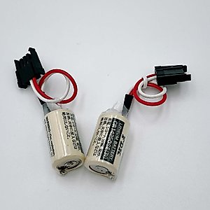 SHENYANG (2 Pack) for Sanyo CR14250SE 1/2AA 3V PLC Battery 1747-BA Backup Power Supply