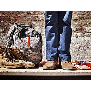 Keychain Carabiner with Key Ring - GREATRIL Paracord Key Chain Hanger Heavy Duty Clips for Outdoor Men/Women (Orange)