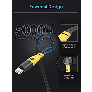 MOOU Lightning Headphones MFi Certified iPhone Earphone Compatible with iPhone 13 13 Pro Max 12 11 Pro iPhone X XS Max XR iPhone 8 Plus Microphone Controller Noise Cancelling Earbuds for iPhone