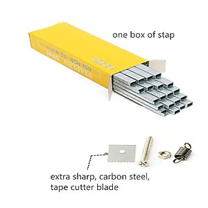 Plant Tying Machine, Plant Tying Gardening Tape Tool with 10 Rolls of Tapes and a Box of Staple for Vegetable, Grape, Tomato, Cucumber, and Flower