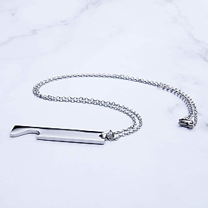 Fanery Sue 2PC Personalized Name Necklace Custom Engraved Matching Heart Puzzles Pendant Anniversary for Couples Best Friends