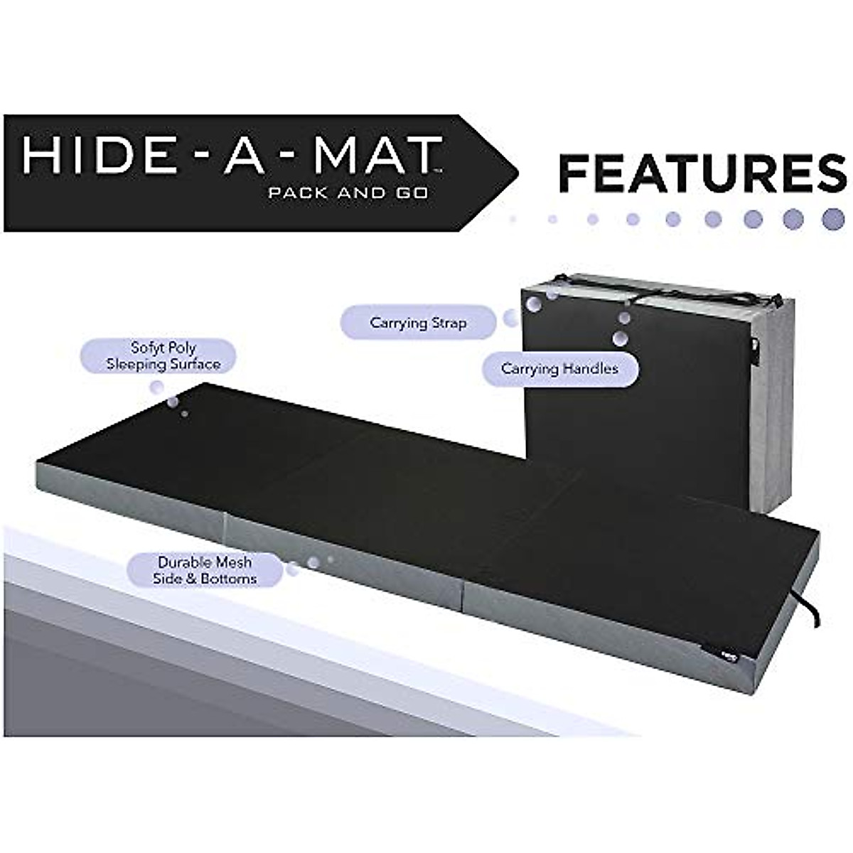 American Furniture Alliance Trifold Hide'A Mat Jr. Twin