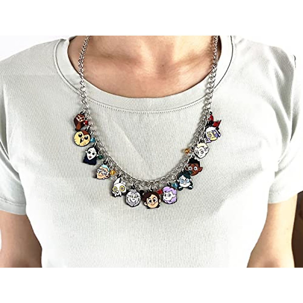 NBCNWQQ Owl House Charm Necklace Owl House Necklace Gifts for Girl Woman Men