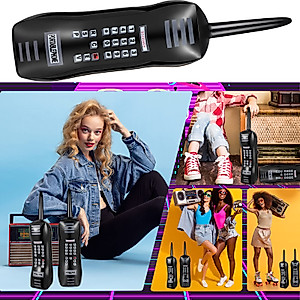 4 Pcs Inflatable Phone 80s 90s Halloween Party Decorations Retro Inflatable Mobile Phone Props for Halloween Hip Hop Theme Birthday Party Decorations Supplies, 26 Inch