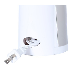 Brentwood J-30W Tall Electric Can Opener with Knife Sharpener & Bottle Opener, White