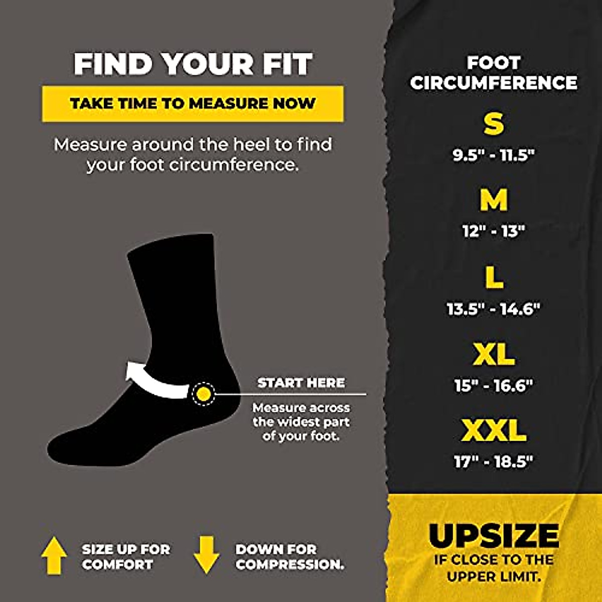 CopperJoint Arch Support for Plantar Fasciitis Relief - Ankle Compression Sleeve for Foot Pain Relief and Achilles Tendon Support - Breathable Copper Infused Nylon (Medium)