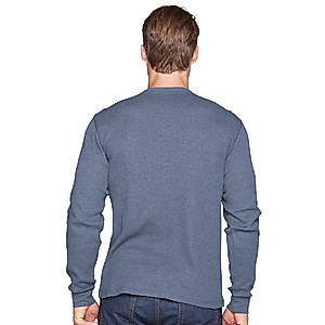 Colosseum Outdoors Men's Furnace Thermal Long Sleeve Shirt (Post Blue, X-Large)