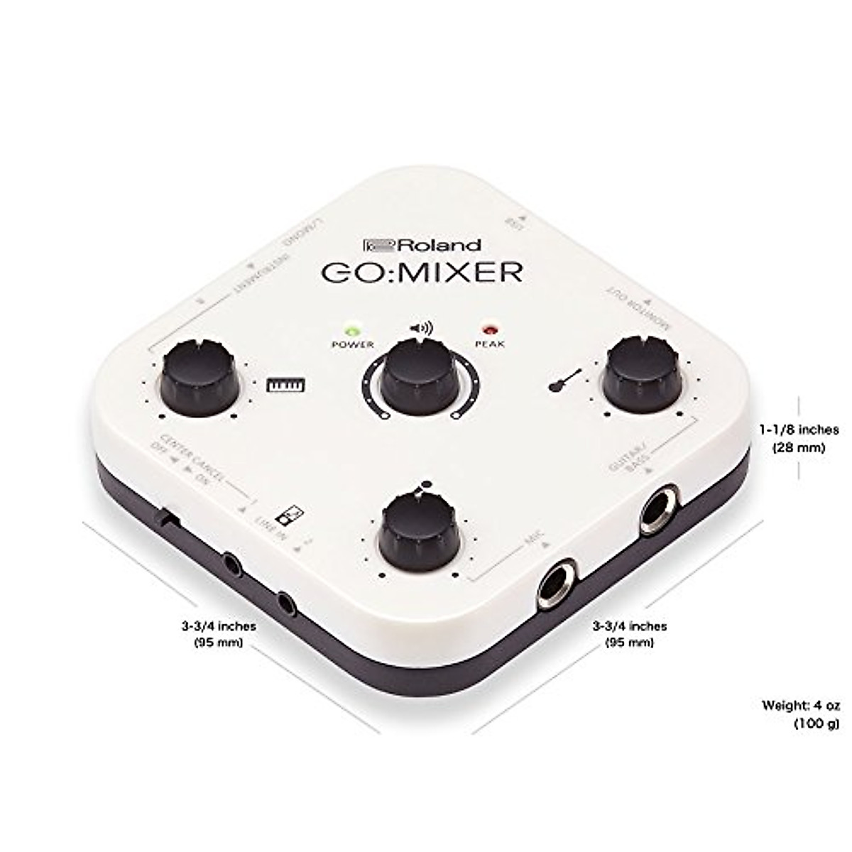 Roland GOMIXER Audio Mixer for Smartphones,White