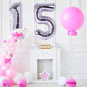 40 Inch Silver 13 Number Balloons Giant Jumbo Huge 13 or 31 Foil Mylar Helium Number Digital Balloons Silver Birthday Mylar Digital Balloons 13th 31st Birthday Anniversary Events Party Decors Supplies