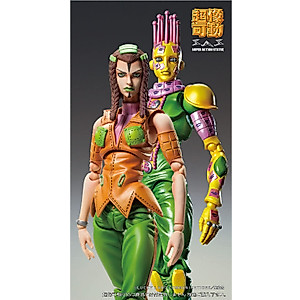 Medicos JoJo’s Bizarre Adventure Part 6: Ermes Costello Chozokado Super Action Statue Figure, Multicolor