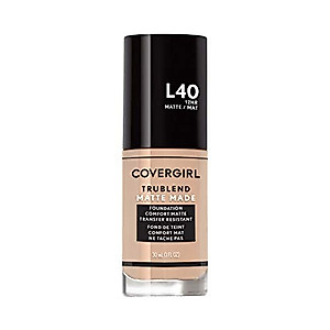 COVERGIRL TruBlend Matte Made Liquid Foundation, Classic Ivory, 1 Fl Oz (Pack of 1)