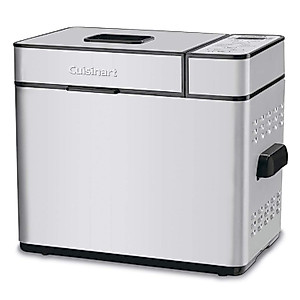 Cuisinart CBK-100SSFR 2-Pound Programmable Breadmaker (Renewed), Stainless Steel, Silver