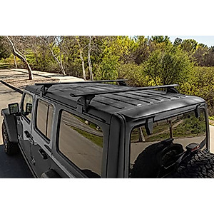 Antidote Outdoors Cross Bars Roof Rail Racks Fit for Jeep Wrangler JK JL Gladiator JT 2007-2023 Crossbars