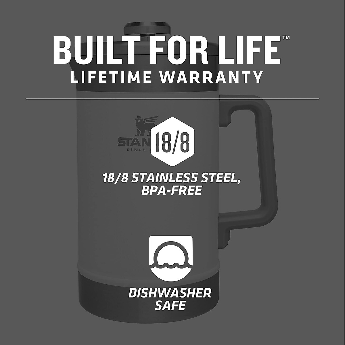 Stanley 48OZ Classic VAC French Press Polar”