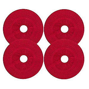 2 Pairs Headphone Sweater Cover Protectors with Stretchable Knit Fabric for Beats Studio 3 / 2 Wireless/Wired Bose QC35 25 15 Headphones (M-red)