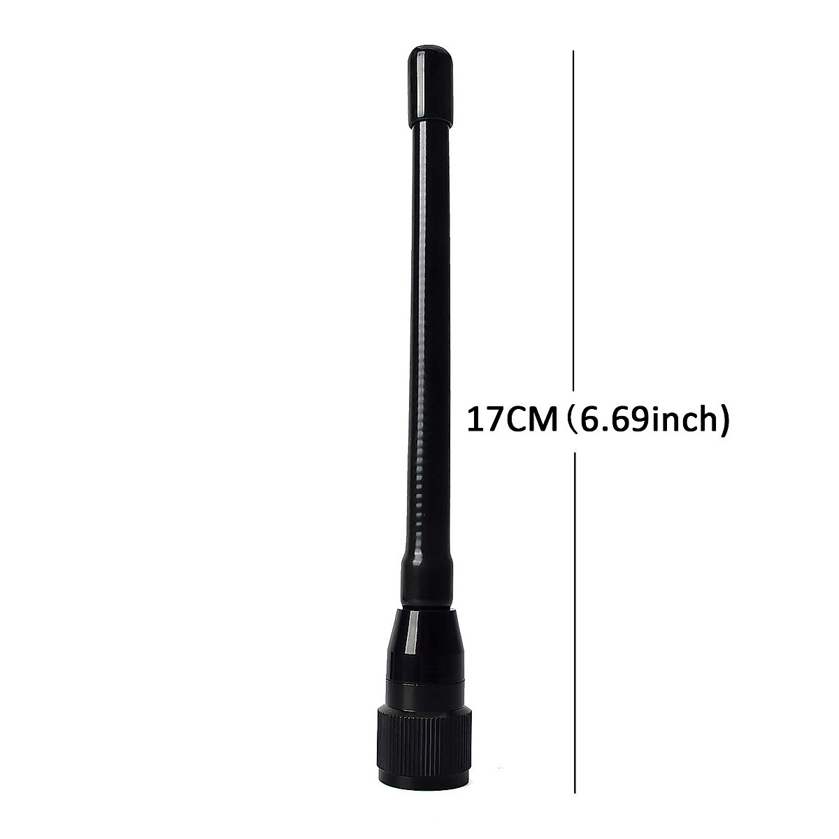HYS VHF Marine Antenna Low-Profile 156-163Mhz Antennas W/16.4ft(5m) RG58 Low Loss Premium Coaxial Cable with PL259