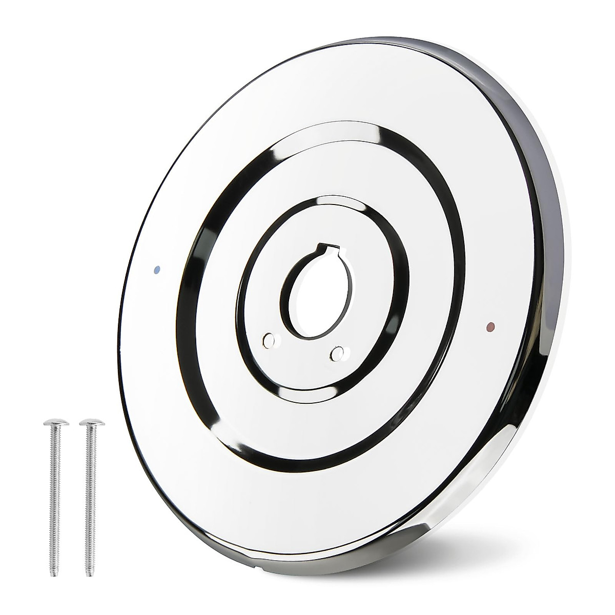 Shower Faucet Cover Plate Escutcheon for Moen 16090 Chateau Collection, Shower Valve Cover Plate, Shower Trim Kit Part for One-Handle Tub and Shower Faucets, 1 Pack