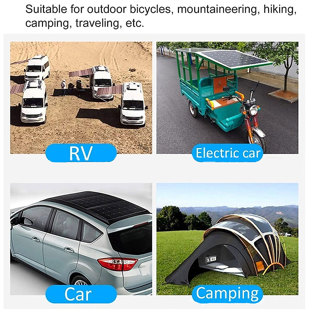 Shopping Spree Solar Panel Kit, 40W 18V 20A Solar Charge Controller Monocrystalline Silicon 280x280mm for Airplanes Satellites for Automobiles RVs Ships