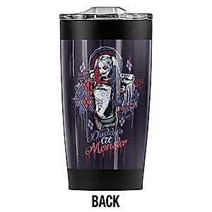 Logovision Suicide Squad Bad Girl Stainless Steel Tumbler 20 oz Coffee Travel Mug/Cup, Vacuum Insulated & Double Wall with Leakproof Sliding Lid | Great for Hot Drinks and Cold Beverages