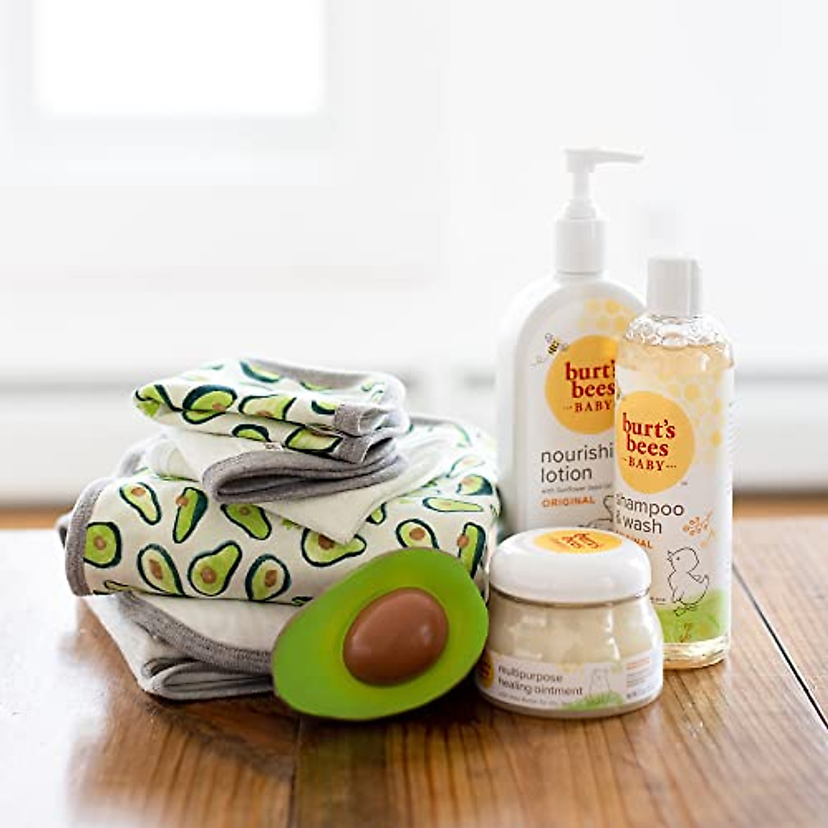 Burt's Bees Baby Washcloths, Absorbent Knit Terry, Super Soft 100% Organic Cotton,3 Count (Pack of 1)