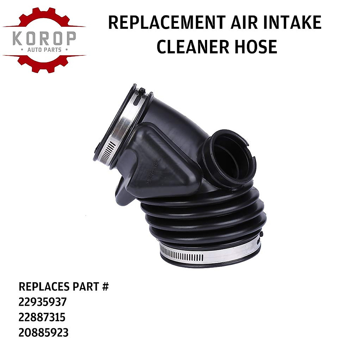 Air Intake Hose Fits for Cadillac XTS 3.6L 2013-2019, for Chevrolet Impala 3.6L 2014-2019,Intake Boot Tube Duct Replaces # 22935937,22887315,20885923