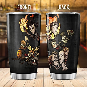 Tumbler Dont Coffee Stainless Steel Starve 20 30 Oz Office Together Tea Travel Insulated Hot Iced