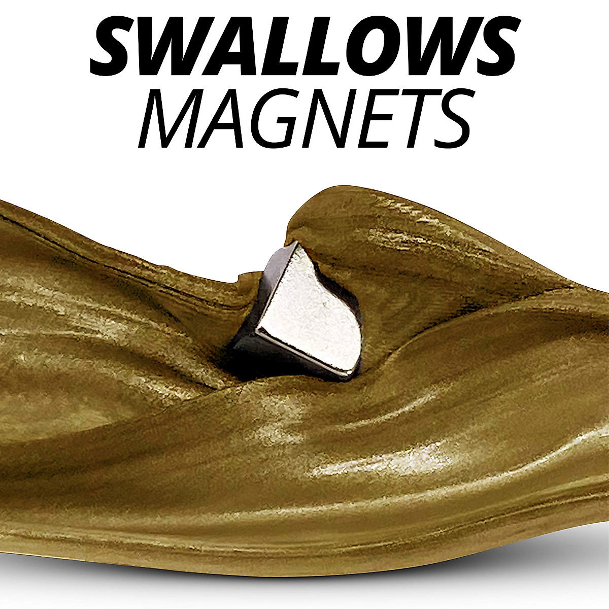 Zackman Scientific Magnetic Putty with Magnet and 2.75" Tin Can Play Kit - Non-Toxic Oiled Silicone, Assorted Colors, 5 Pack