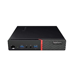 Lenovo ThinkCentre M910Q Tiny Desktop Micro Tower PC (Intel Core i5-7500T, 8 GB Ram, 256 GB SSD, USB 3.0, WiFi) Windows 10 Pro (Renewed)